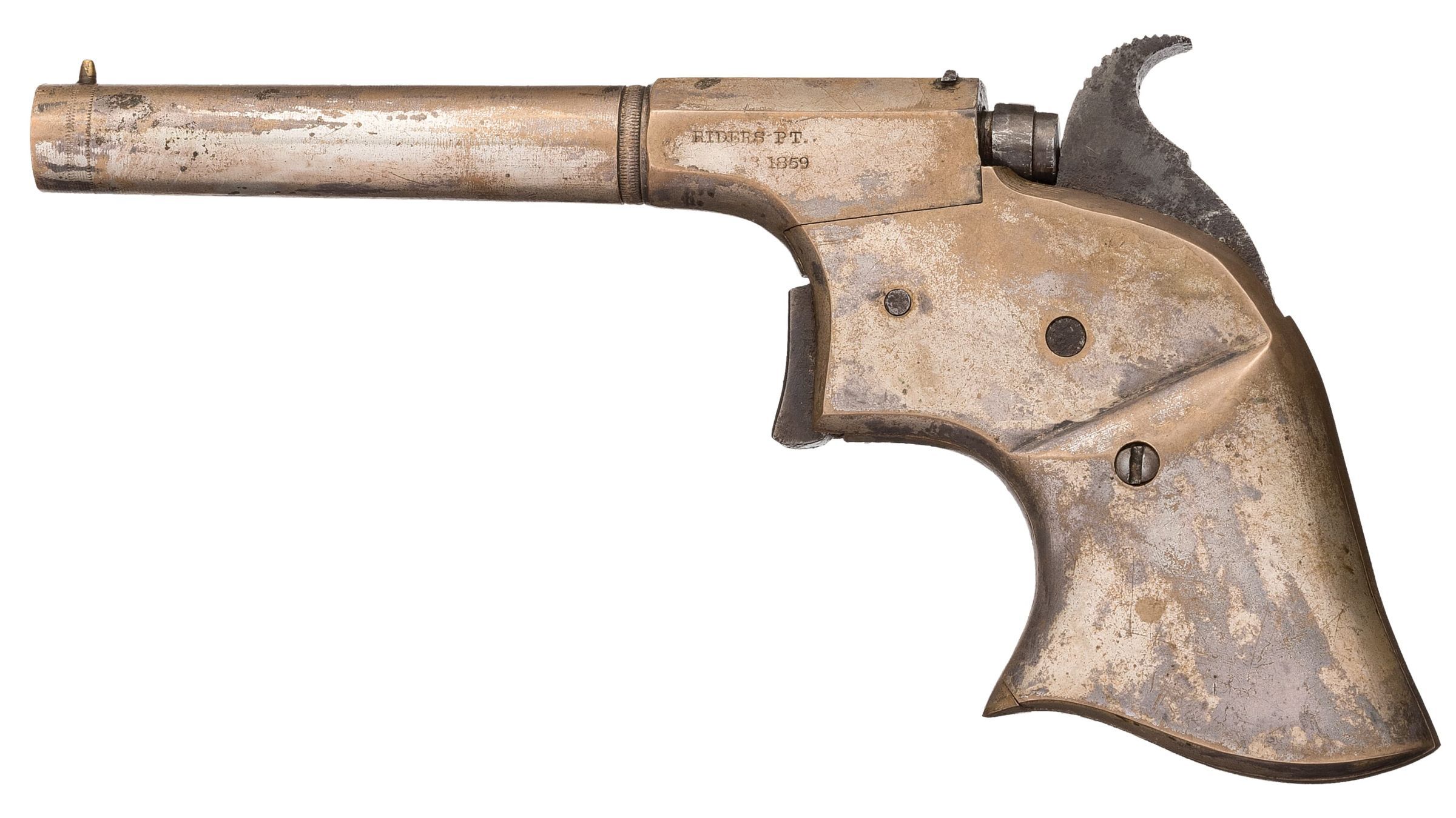 REMINGTON RIDER'S SINGLE-SHOT BRASS PARLOR PISTOL For Sale - Price and ...