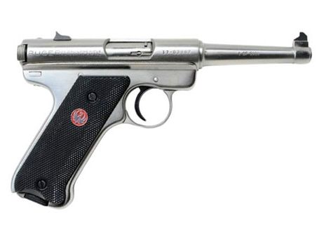 Ruger "Black or Silver Eagle" Standard Model (Post Red Eagle) Stainless ...