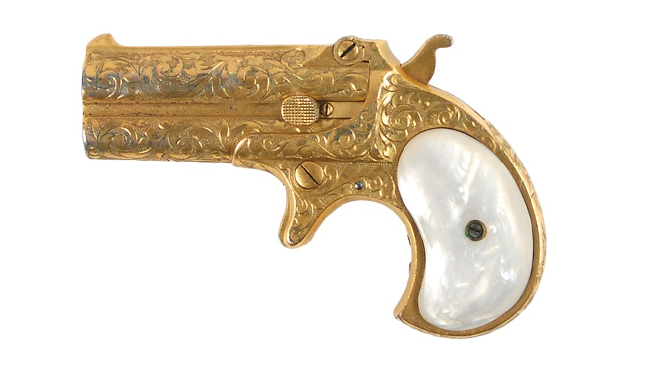 Lady Derringer 14Kt. Gold Engraved For Sale - Price and Used Value ...