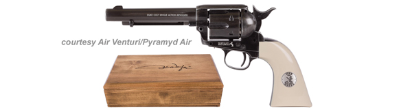 AIR VENTURI DUKE COLT CO2 WEATHERED PELLET REVOLVER, LIMITED EDITION ...