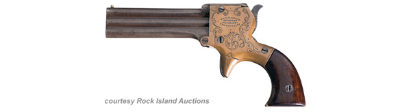 FIRST MODEL THREE-BARREL DERRINGER Price and Used Value, FIRST MODEL ...