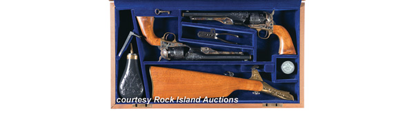 Colt 1860 Army U.S. Cavalry Commemorative w/Custom Engraved and Gold ...